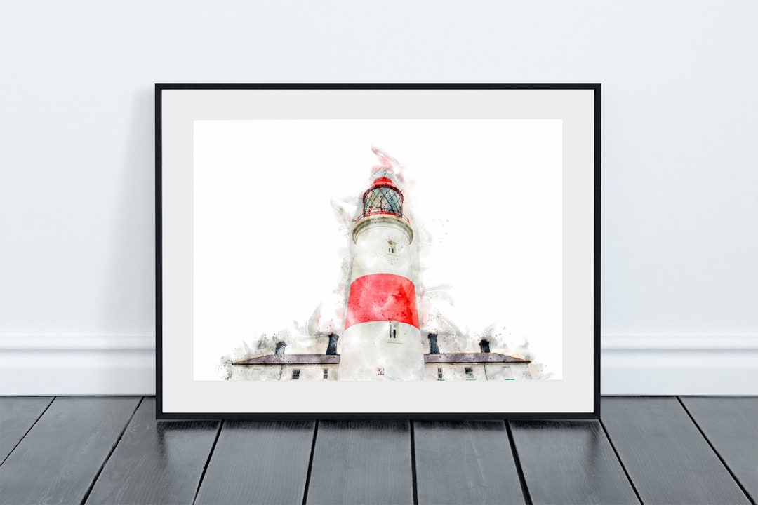 Souter Lighthouse Fine Art Print Marsden Sunderland. - Etsy