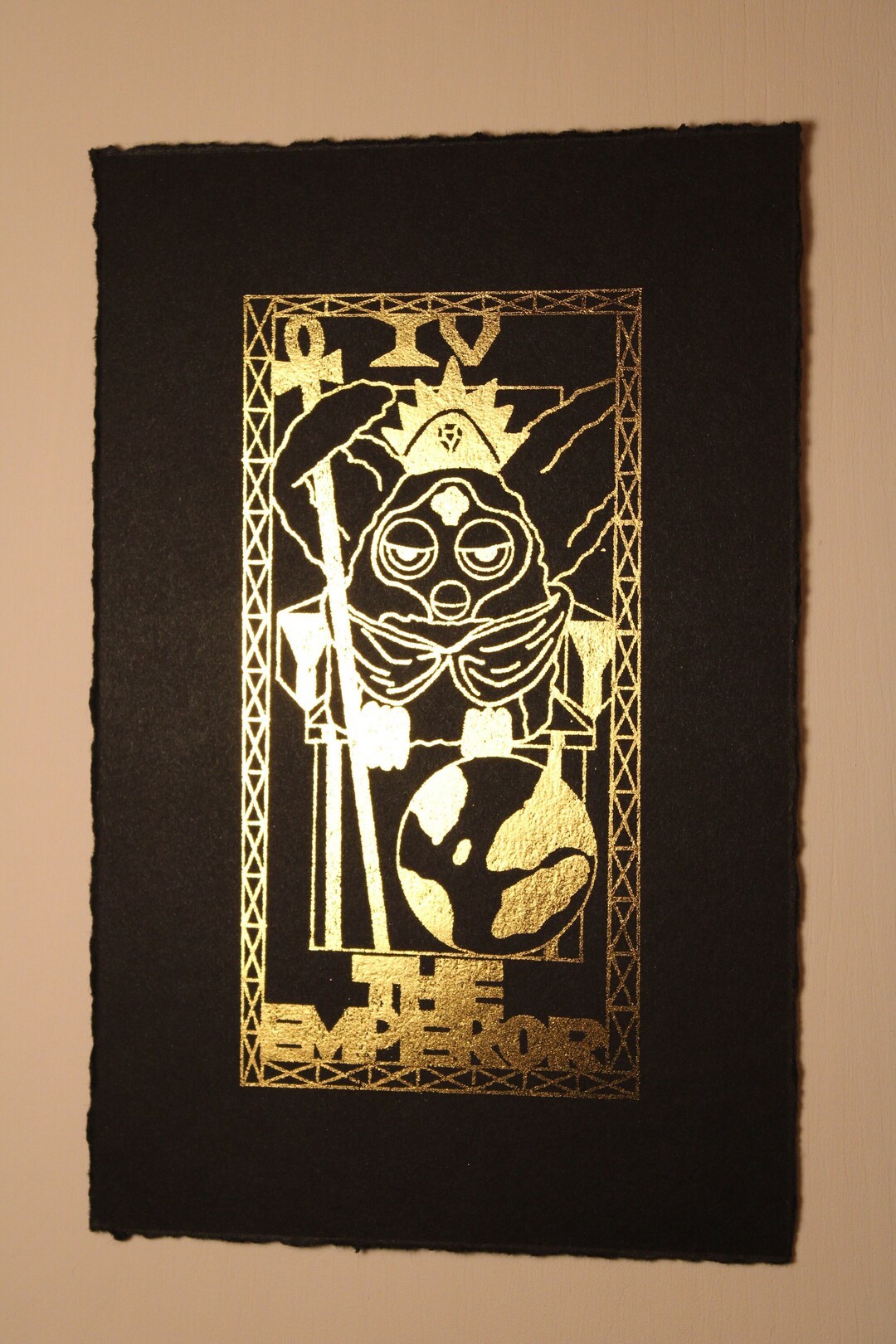 IV the Emperor - Furby Tarot Card Limited Edition Print - Etsy