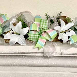 Garland, Garland Decor, Spring Garland, Table Centerpiece, Spring ...