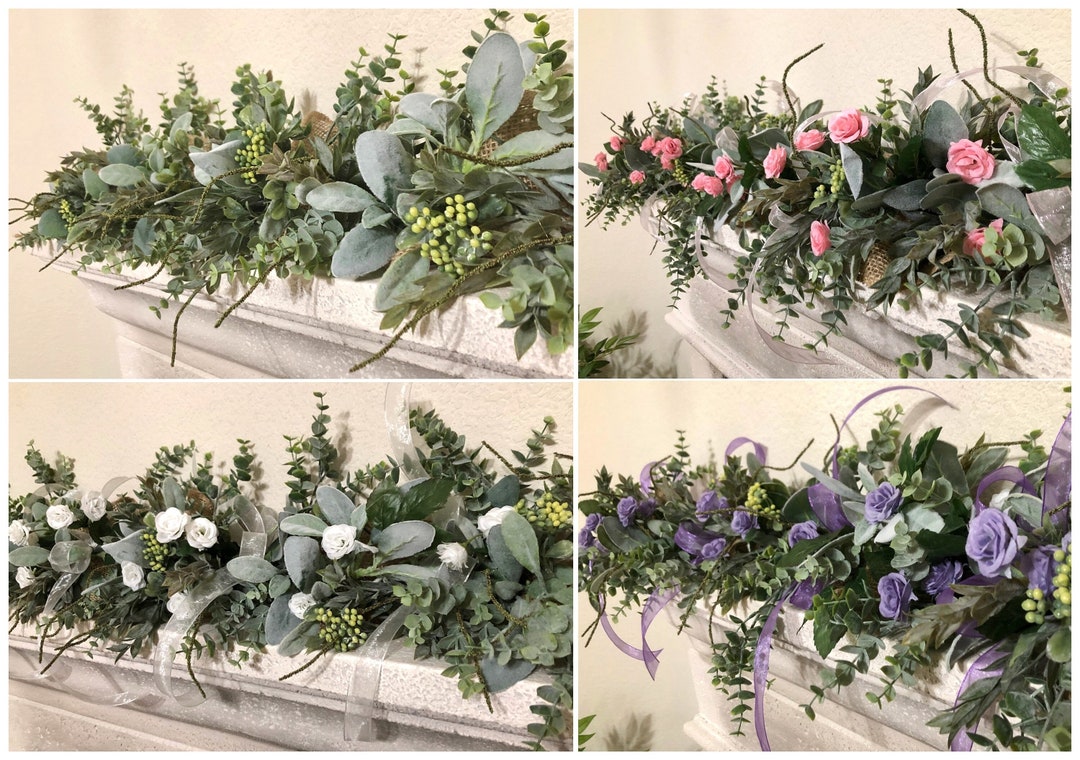 Garland Decor, Greenery Garland, Table Centerpiece, Year-round Garland ...