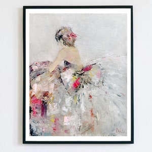 Woman Female Figure Pose Body Sitting Faceless People Decor Original ...
