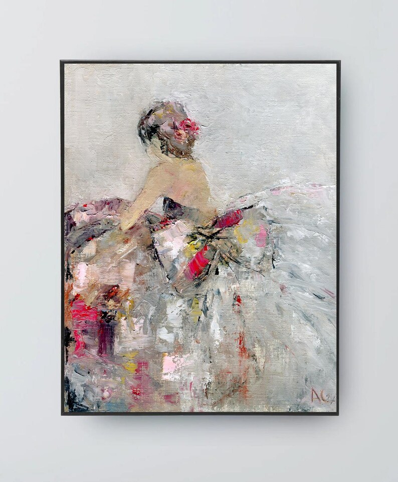Woman Female Figure Pose Body Sitting Faceless People Decor Original ...