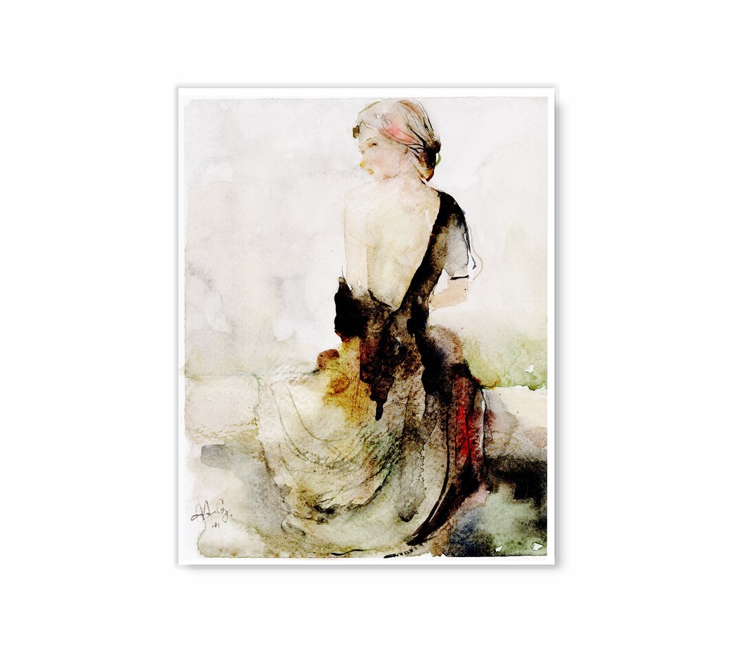 Woman Female Figure Gesture Pose Body Face Sitting People Dress ...