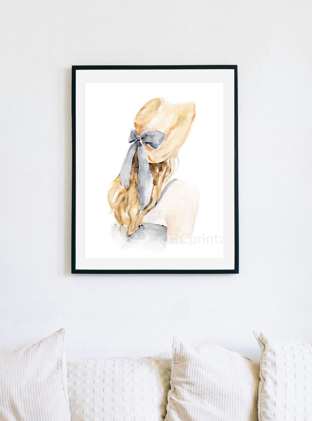 Hat Woman Female Body Human Summer Beauty Soft Breezy Peace Tranquil ...