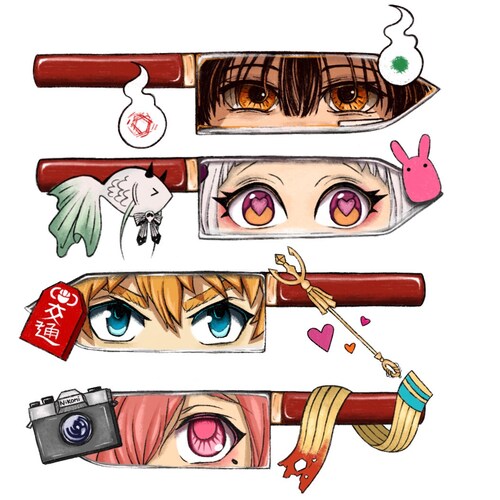 Toilet Bound Hanako-kun Character Prints V1 Anime / Manga / - Etsy