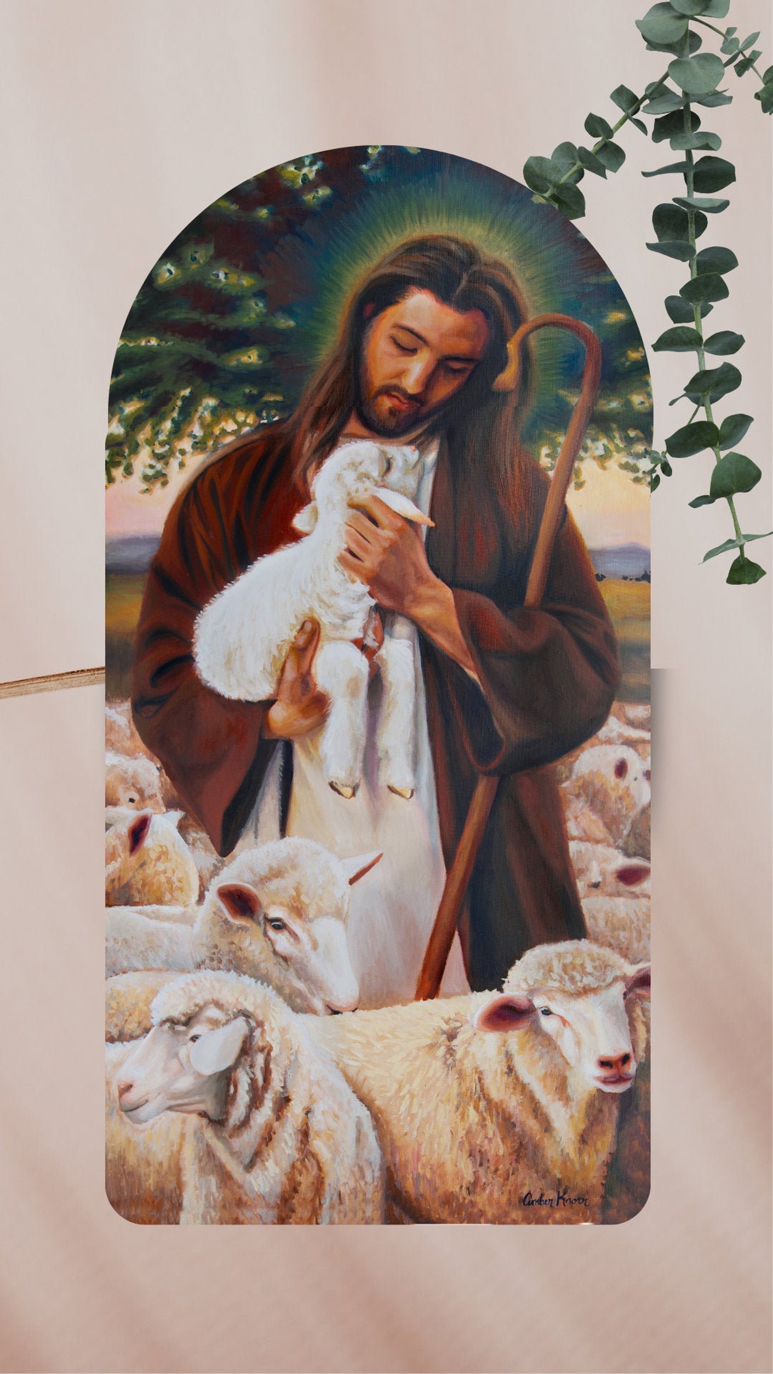 Christ the Good Shepherd - Etsy