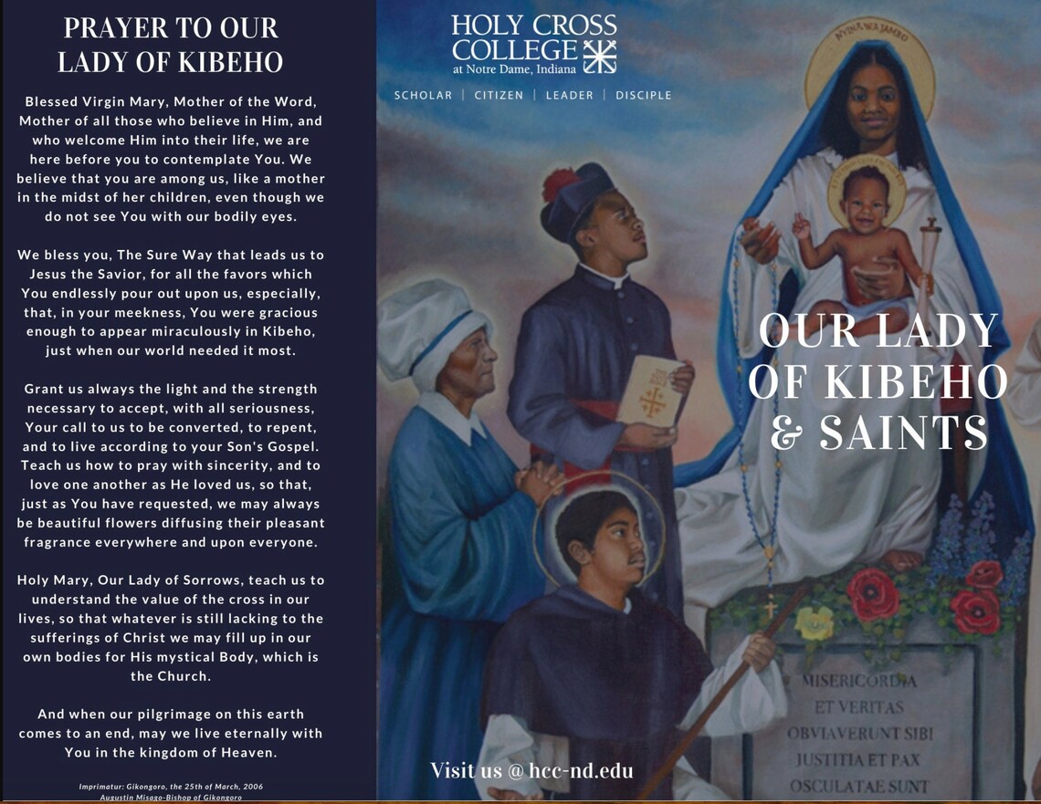 Our Lady of Kibeho and Saints - Etsy