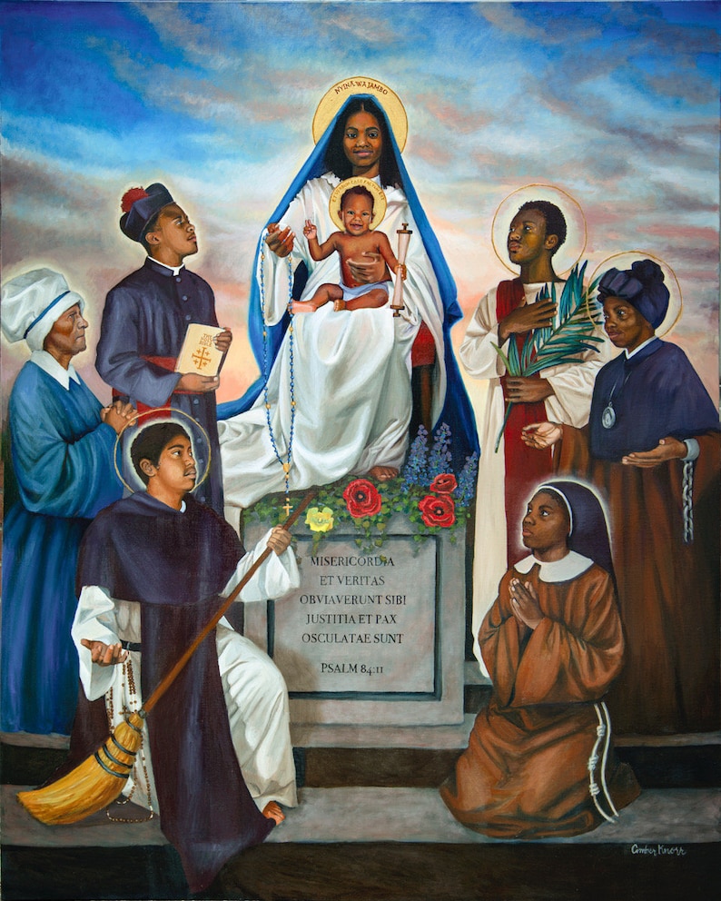 Our Lady of Kibeho and Saints - Etsy