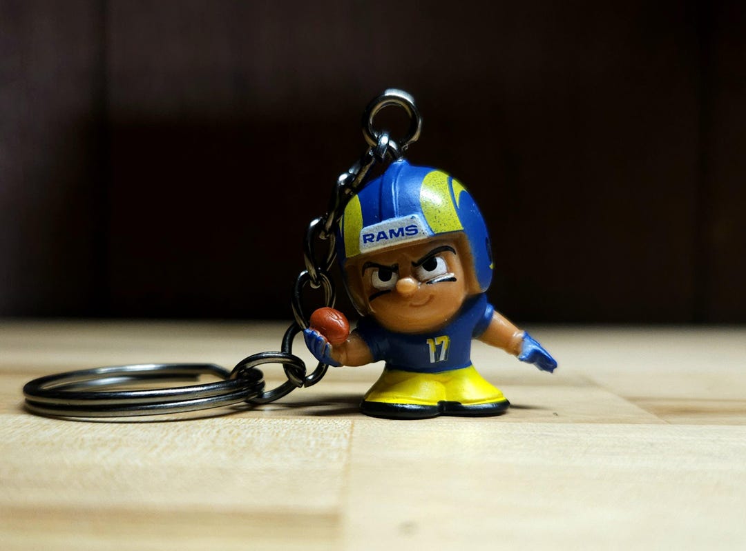 Handmade NFL Teenymate Los Angeles St Louis Rams Player Keychain ...