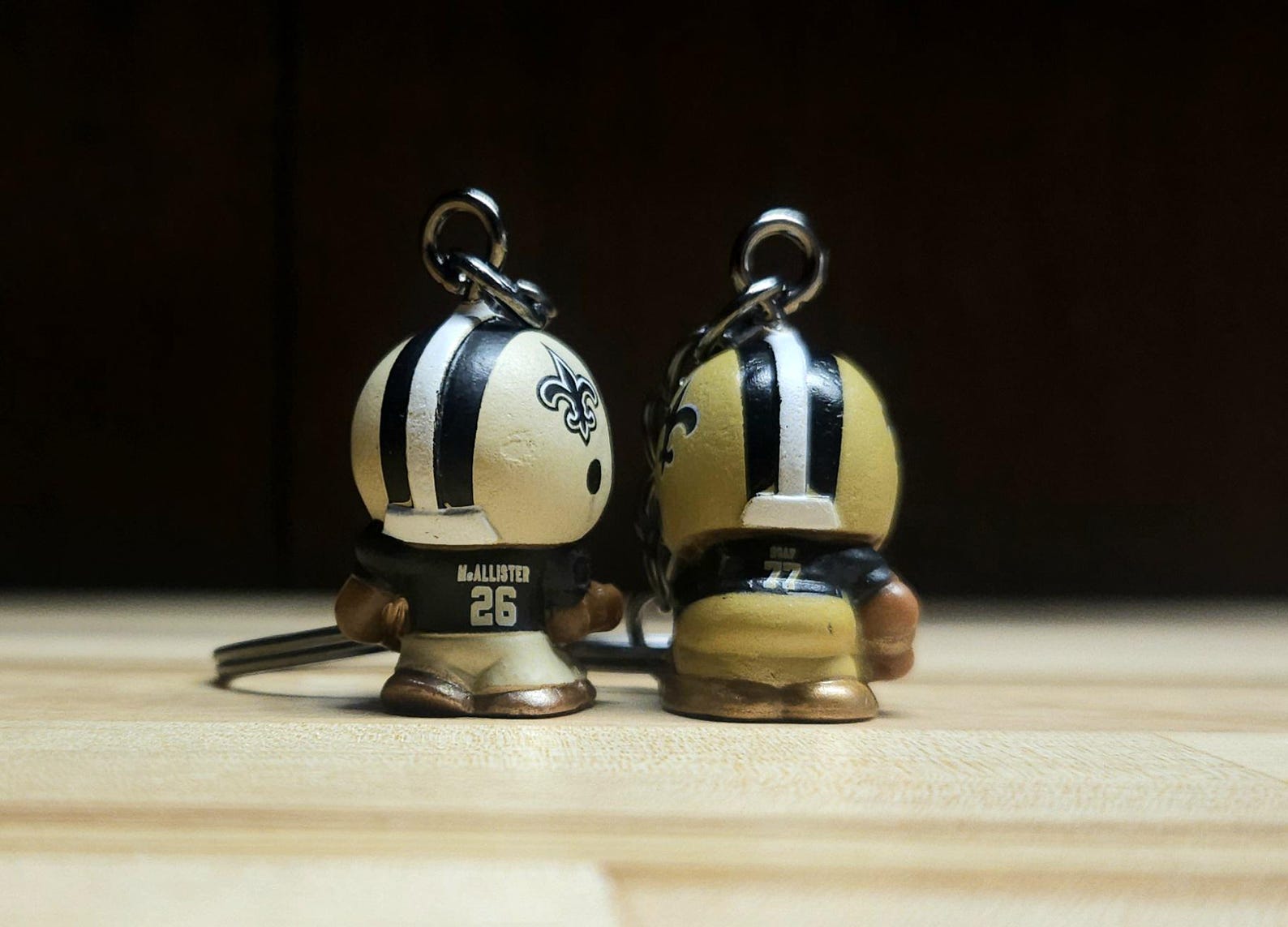Handmade NFL Teenymate New Orleans Saints Player Keychain Charm ...