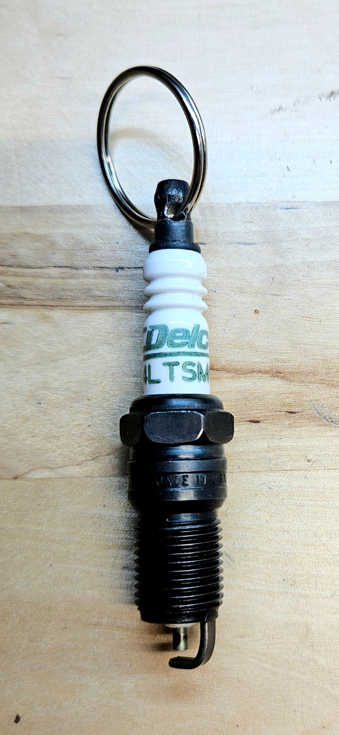 Handmade Vintage AC Delco Spark Plug Keychain - Party Favor Gift for ...