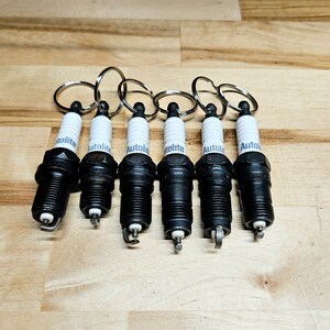 Handmade Vintage Autolite Spark Plug Keychain - Party Favor Gift for ...