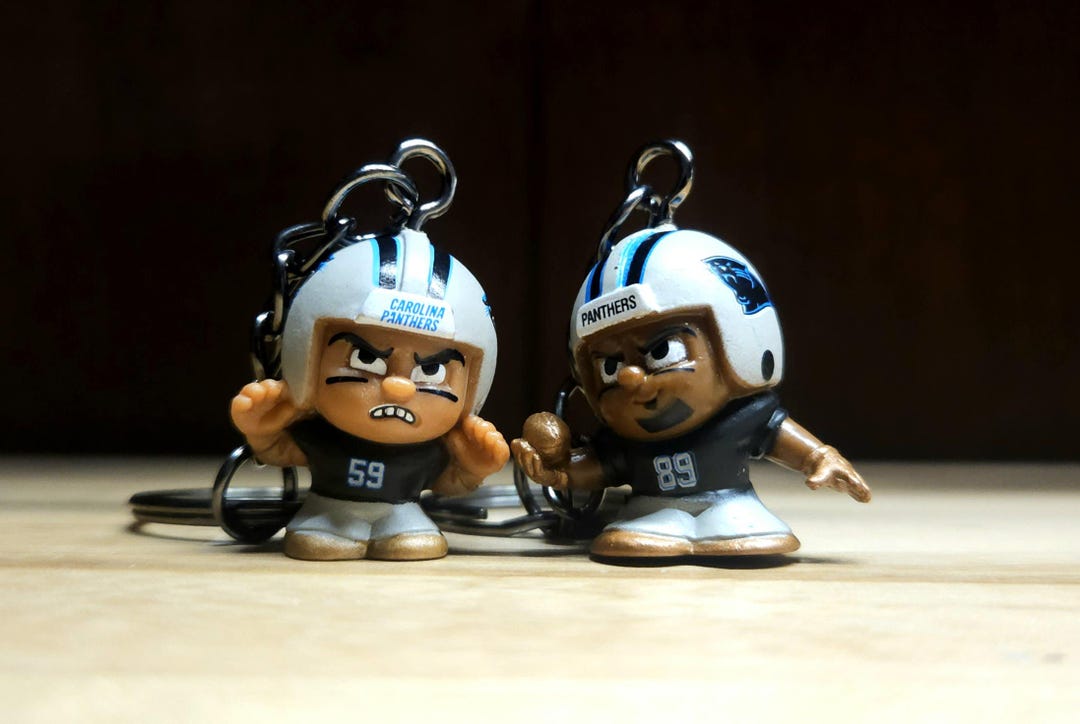 Handmade NFL Teenymate Carolina Panthers Player Keychain Charm ...