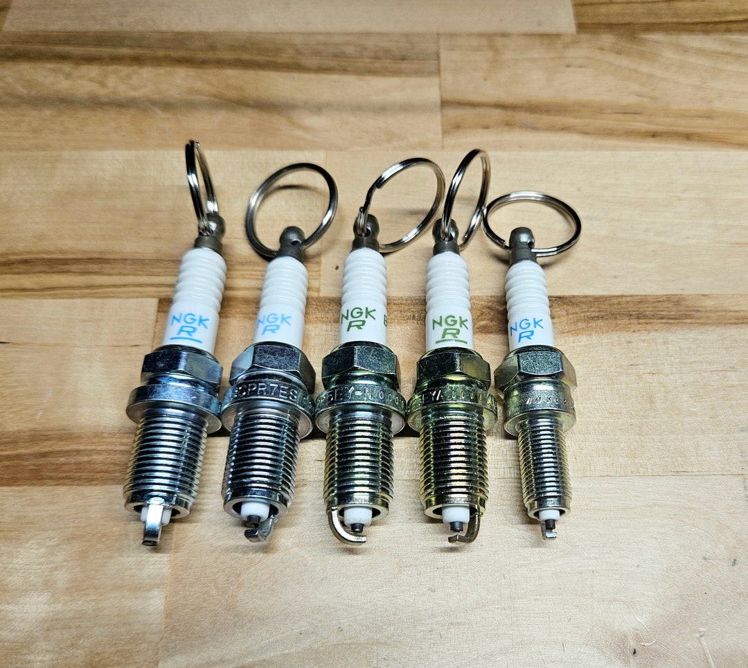 Handmade Vintage NGK Spark Plug Keychain - Party Favor Gift for ...