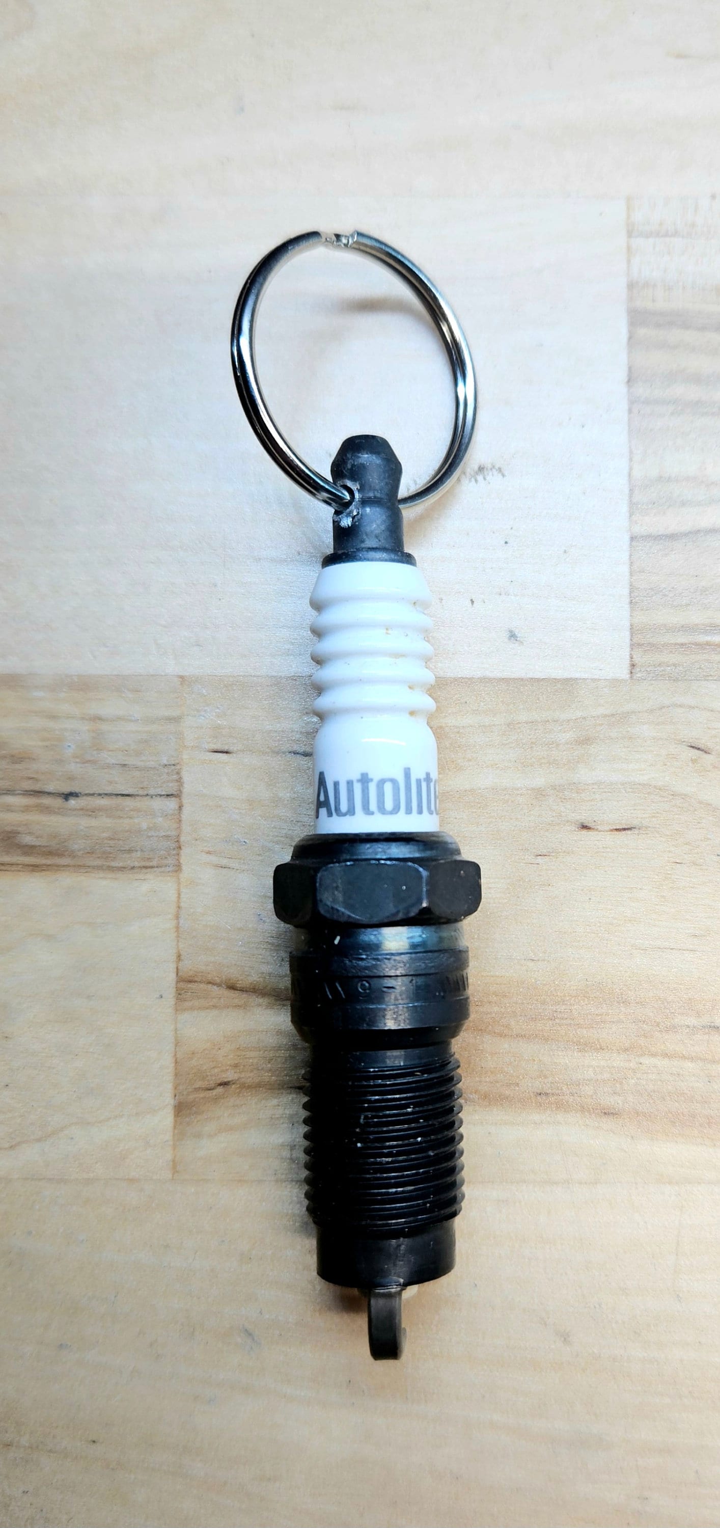 Handmade Vintage Autolite Spark Plug Keychain - Party Favor Gift for ...