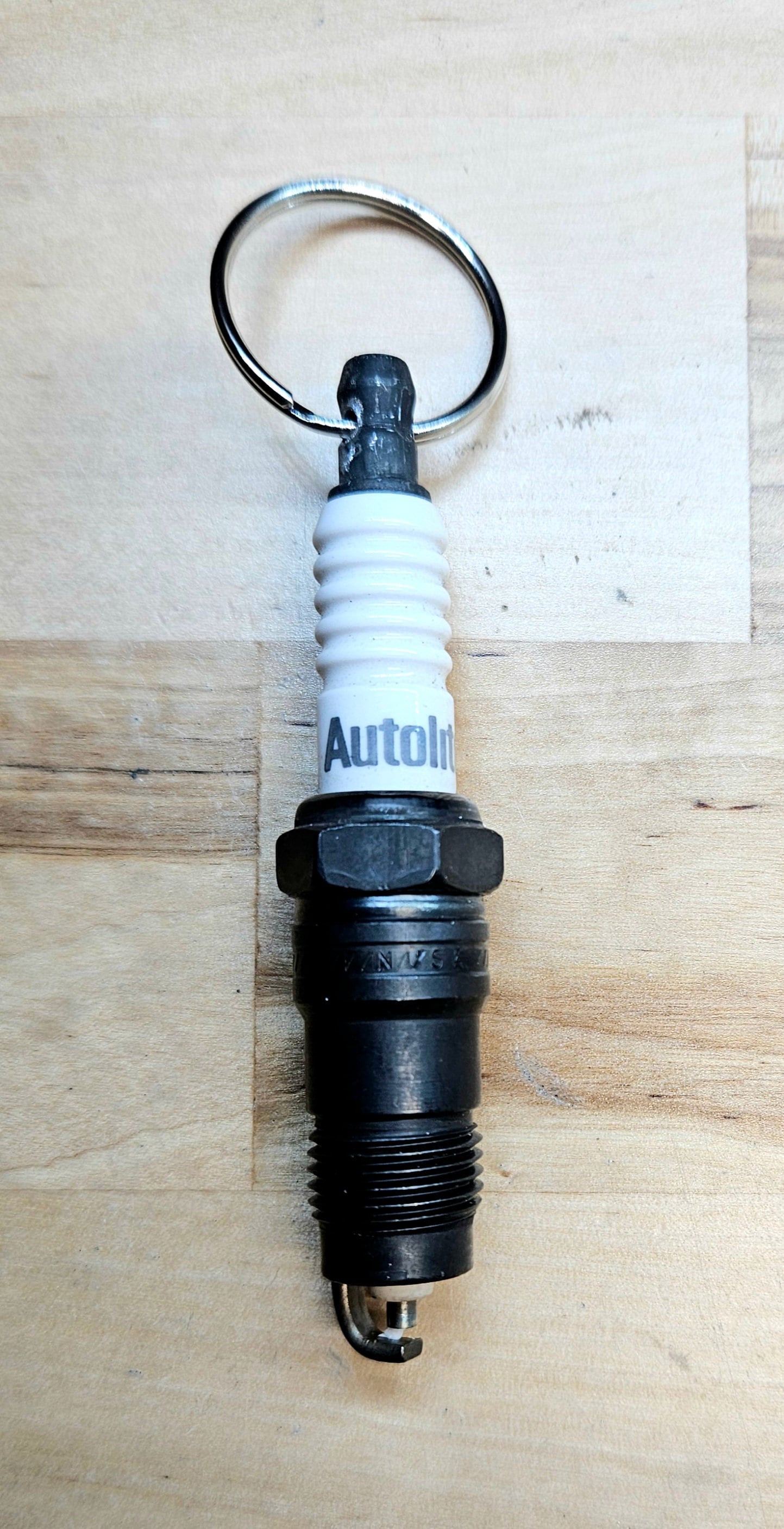 Handmade Vintage Autolite Spark Plug Keychain - Party Favor Gift for ...