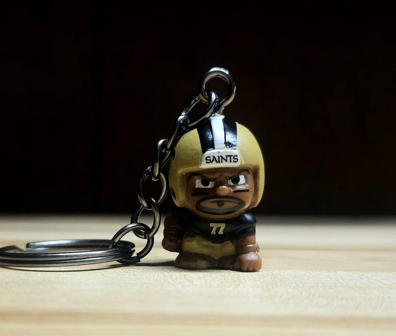 Handmade NFL Teenymate New Orleans Saints Player Keychain Charm ...