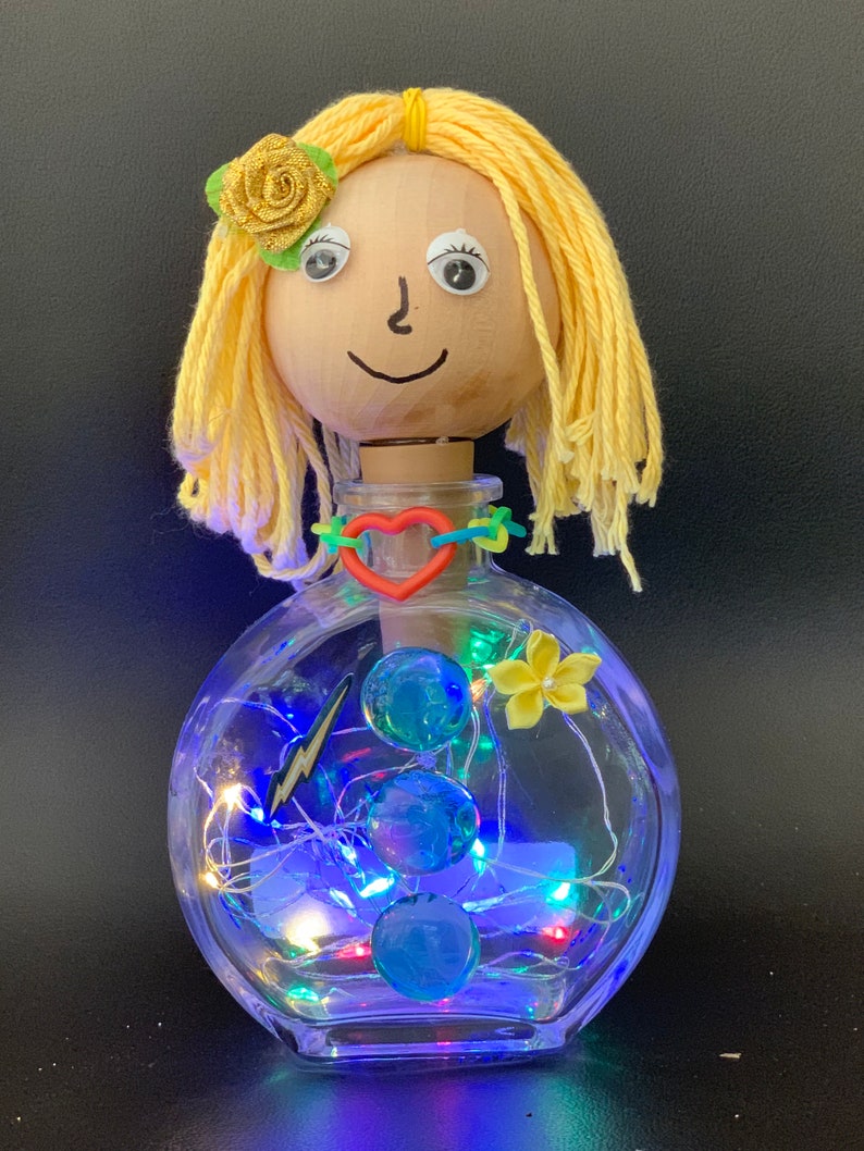 Elektra LED Dolls With Lights and Bows (medium) - Etsy