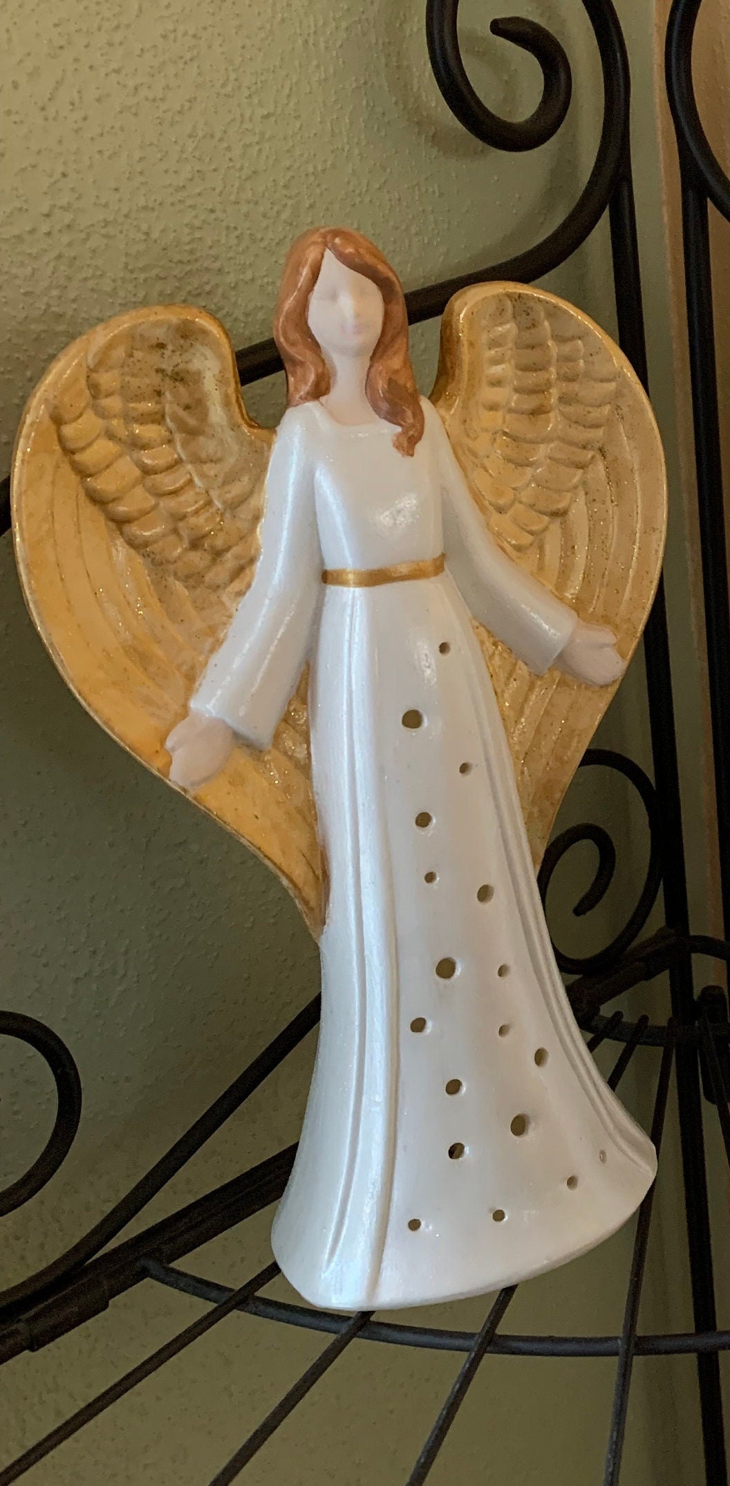 Christmas Angel (ceramic) Light Up - Etsy