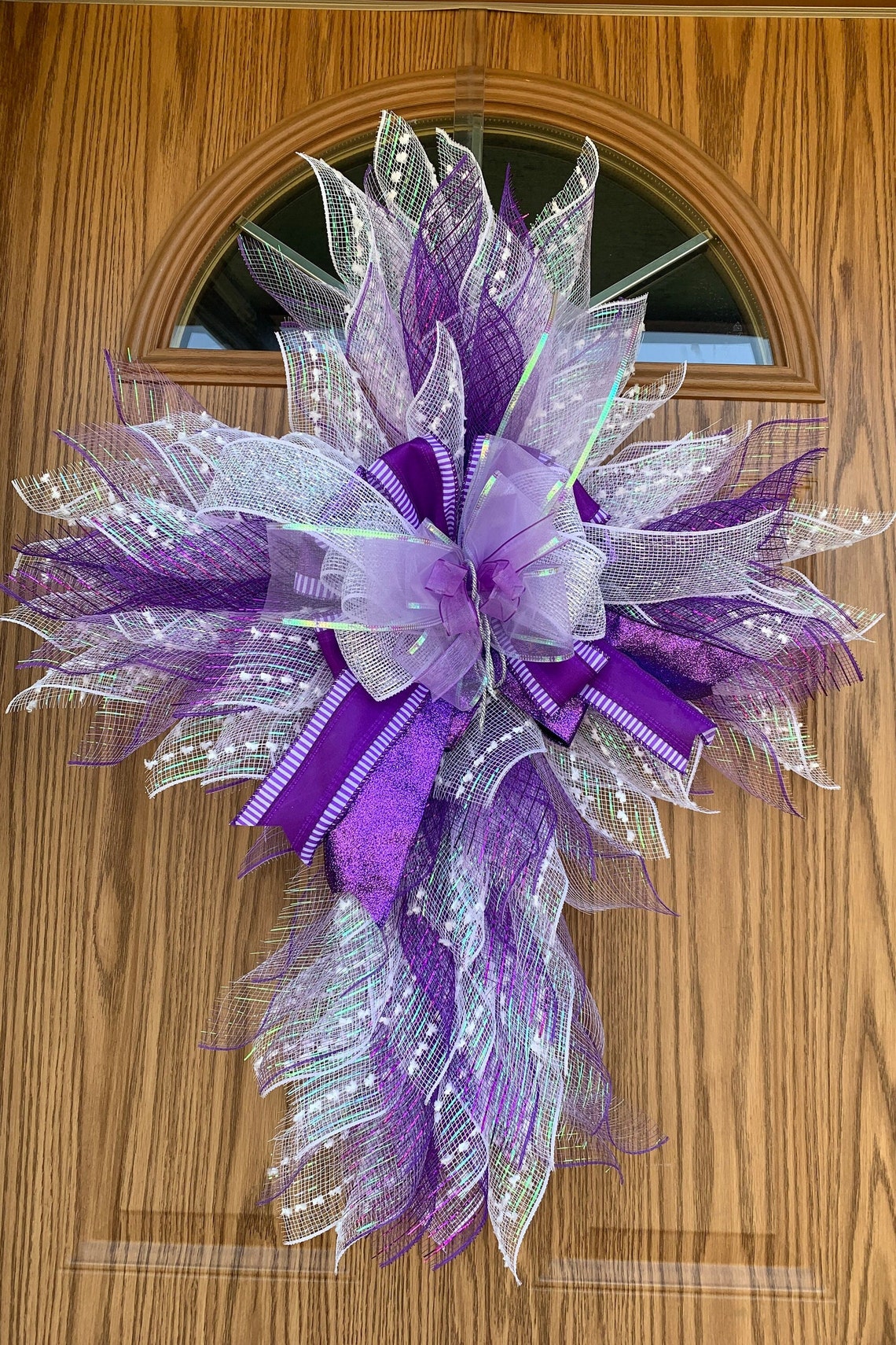 Easter Cross Wreath - Etsy