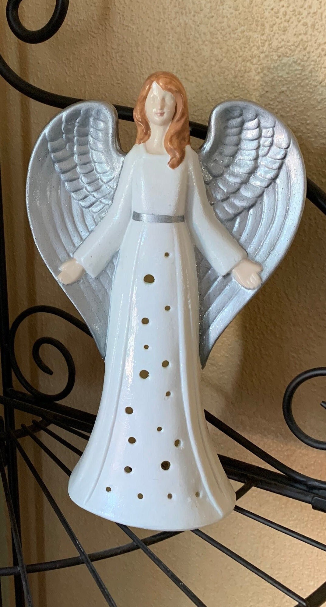 Christmas Angel (ceramic) Light Up - Etsy