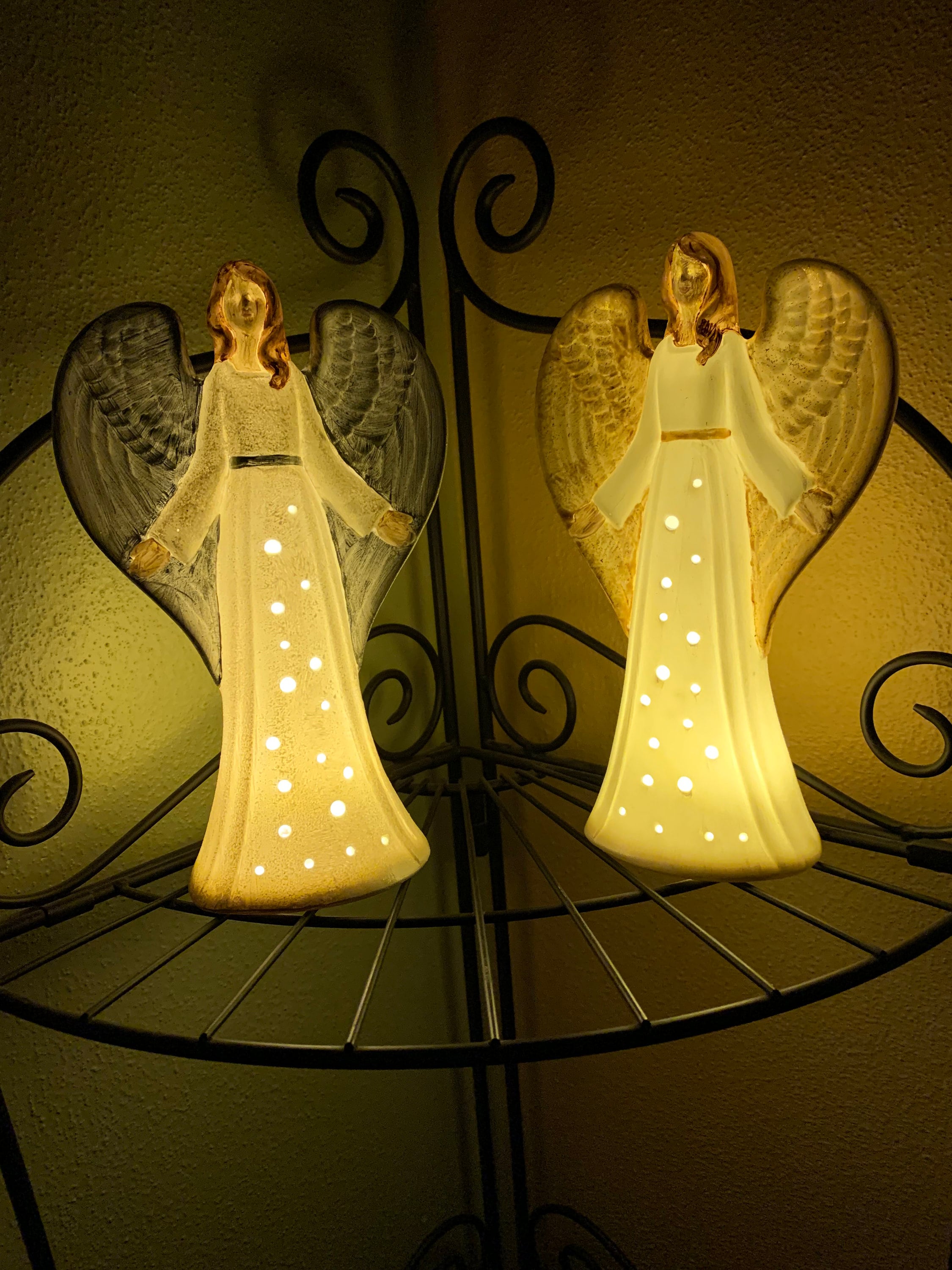 Christmas Angel (ceramic) Light Up - Etsy