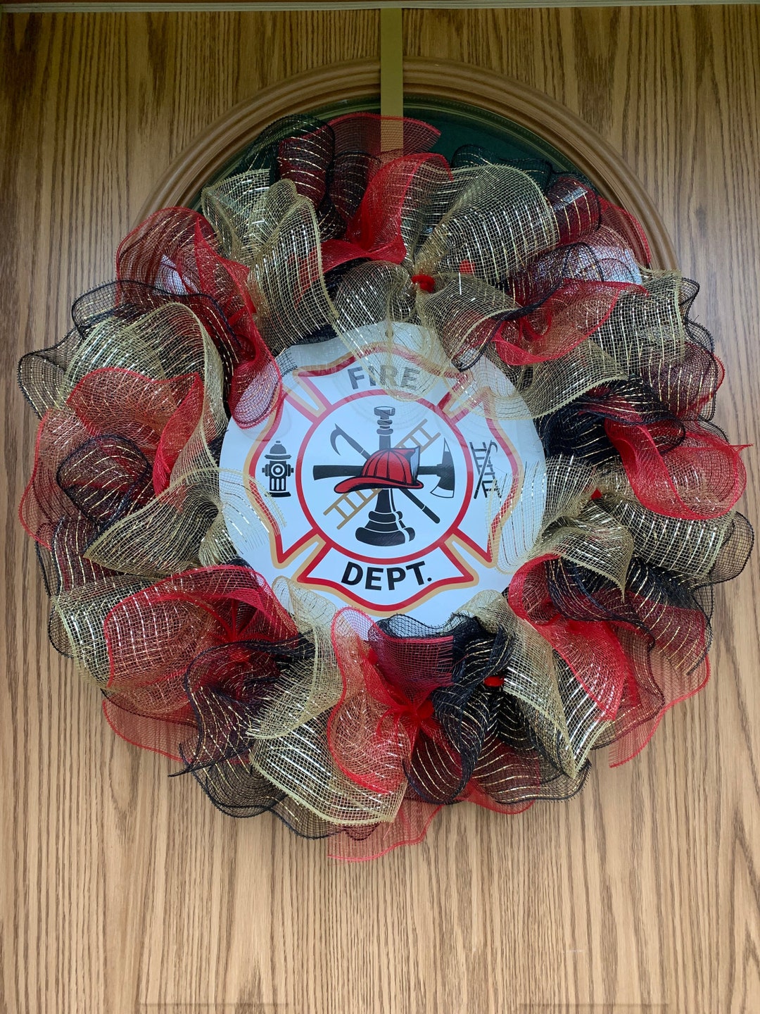 Fire Department Wreath / First Responder Wreath - Etsy