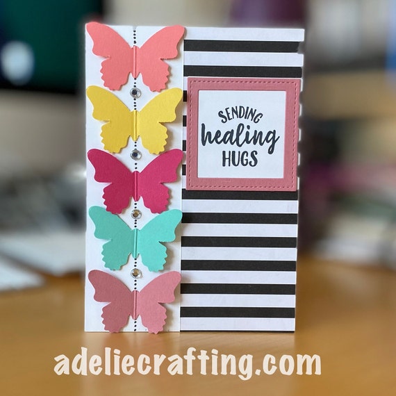 Butterflies Get Well Card Get Well Soon Cards Get Well | Etsy