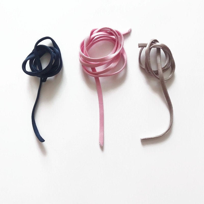 0.2/5 Mm Spaghetti Strap for Bramaking, Tubular Nylon Elastic, Skinny ...