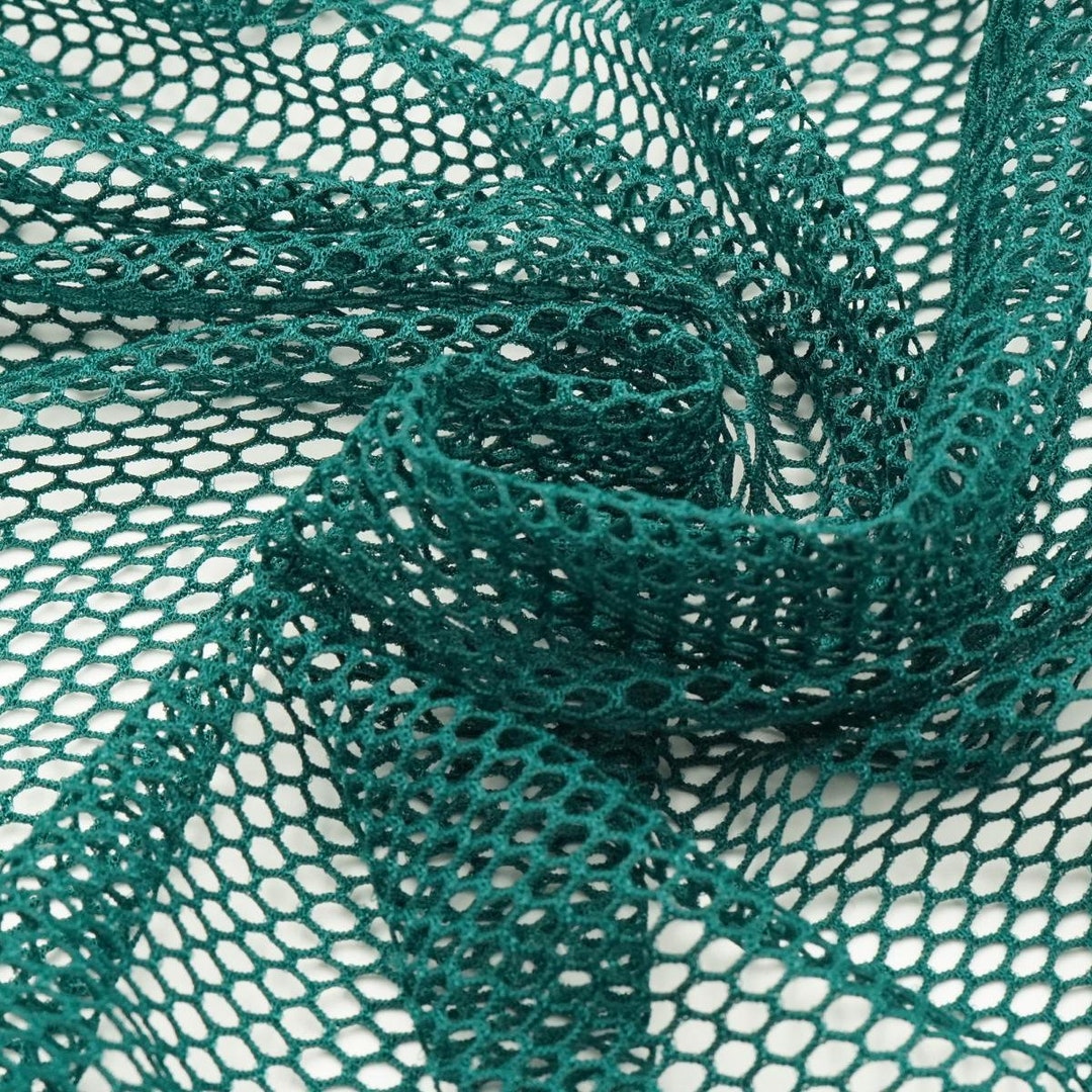 Big Hole Fishnet Fabric: Green, Lavender, Black, White - 55" Wide - Etsy