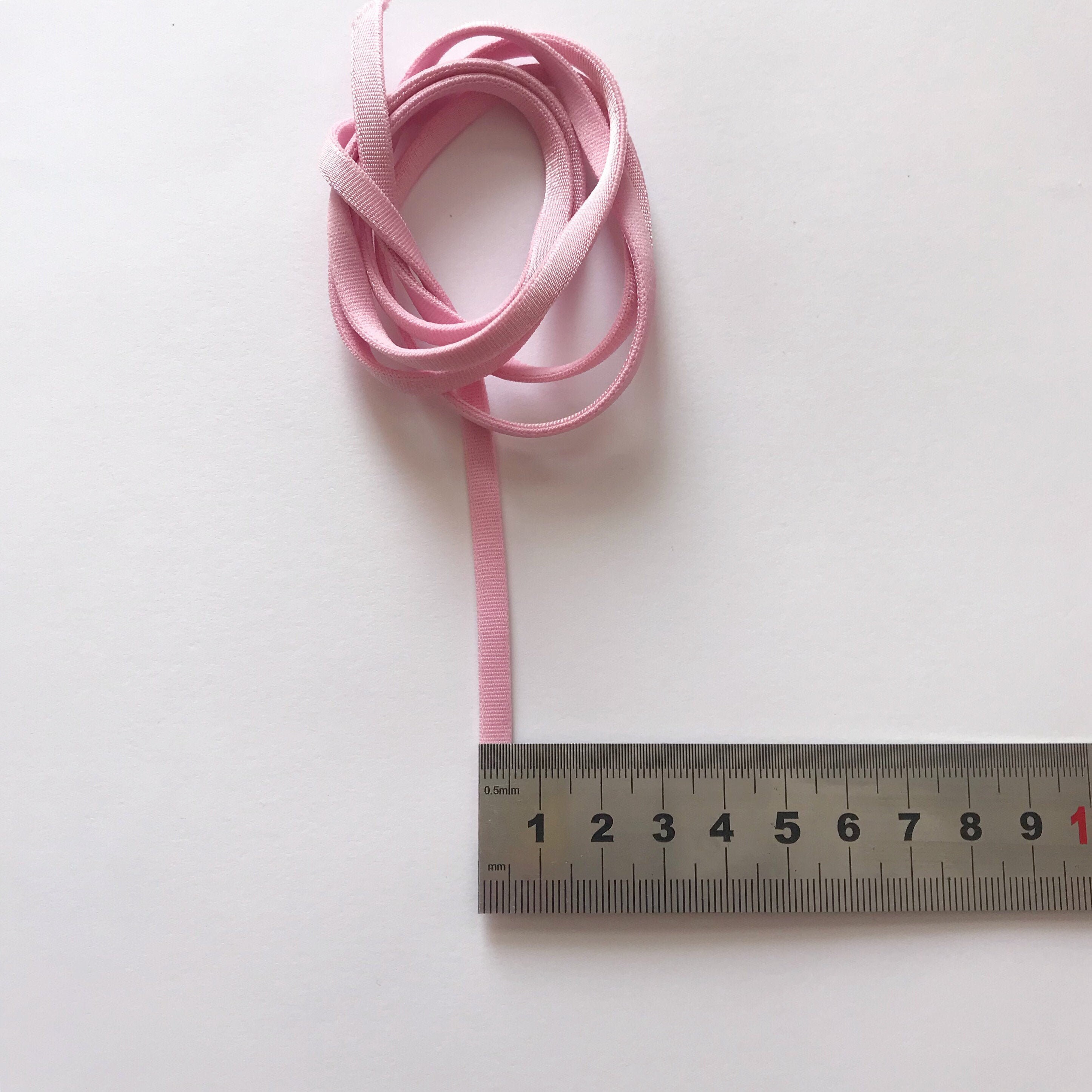 0.2/5 Mm Spaghetti Strap for Bramaking, Tubular Nylon Elastic, Skinny ...