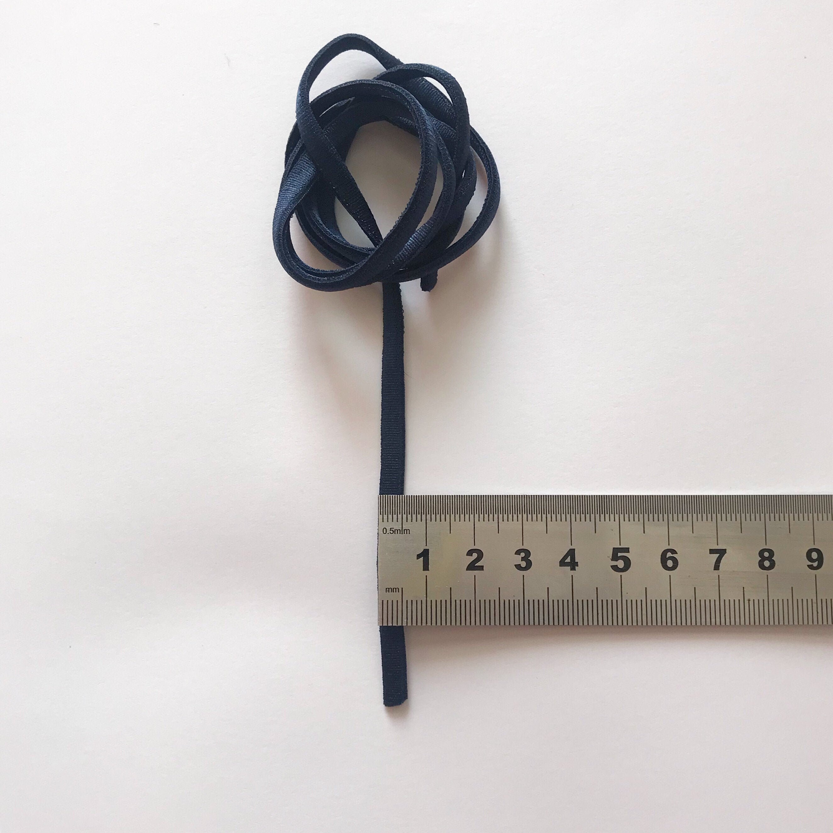 0.2/5 Mm Spaghetti Strap for Bramaking, Tubular Nylon Elastic, Skinny ...