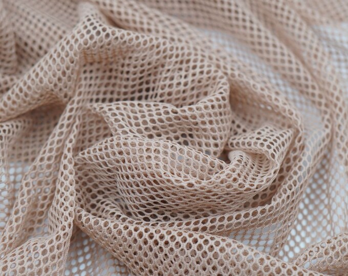 Solid Fishnet Mesh Fabric white 4 Way Stretch/per Yard - Etsy
