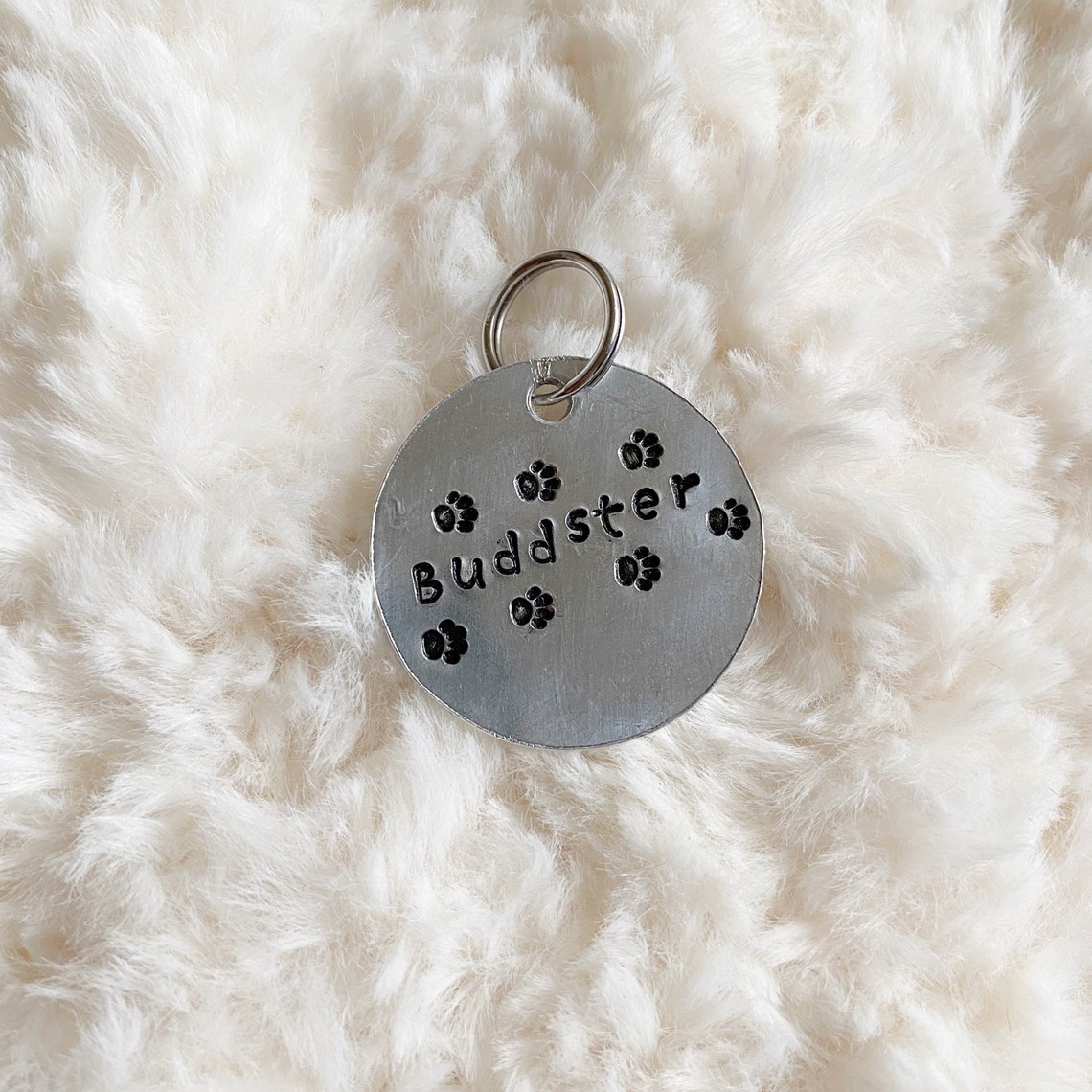Dog Name Tags Pet ID Tags Dog Dad Gifts Custom Dog ID Etsy