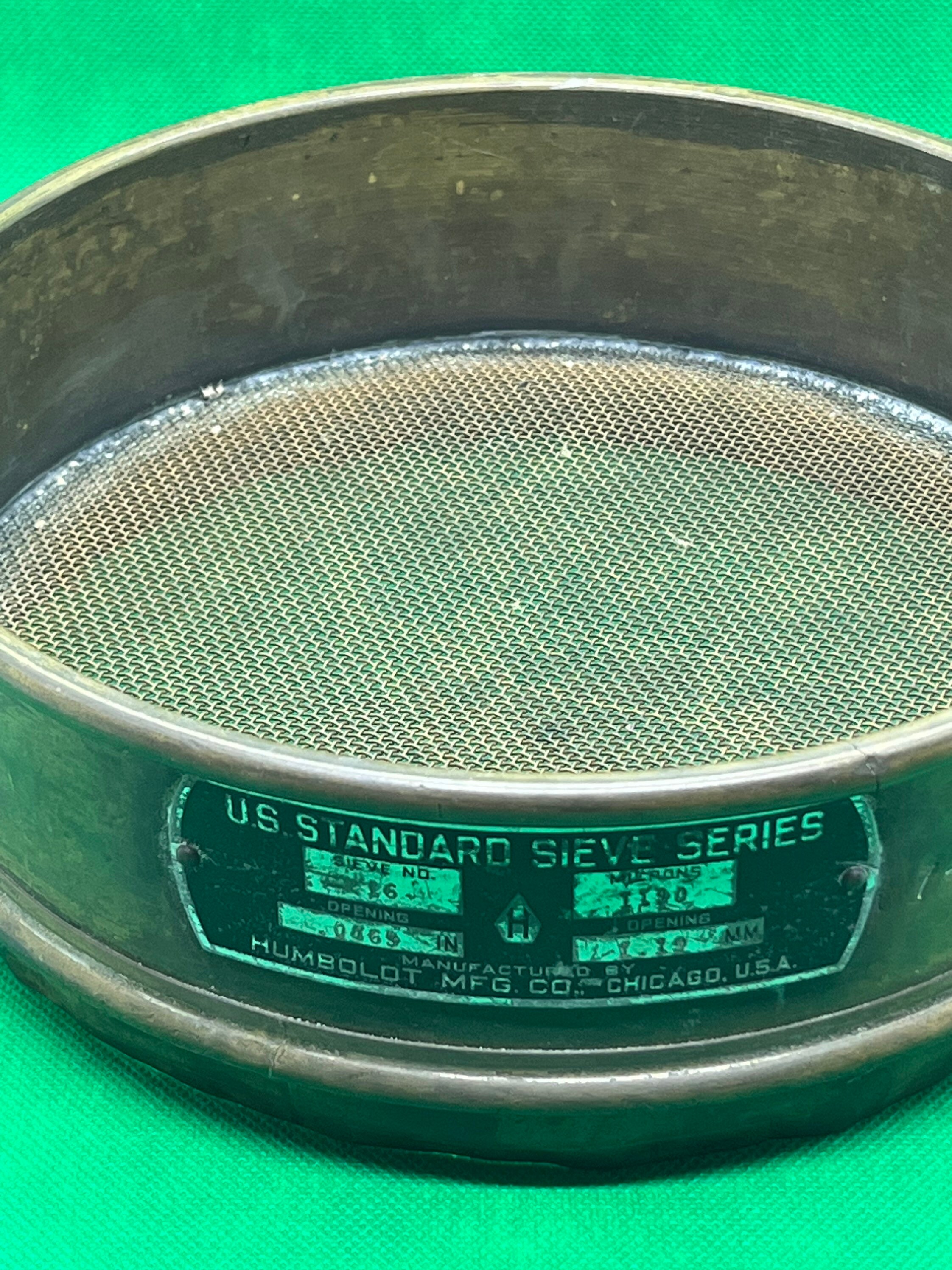 Vintage Brass Testing Sieve - Etsy