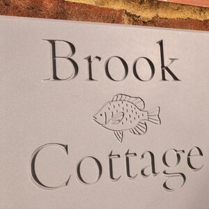 Beautiful Corian House Signs. - Etsy UK