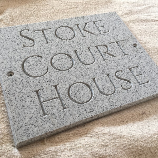 Stone House Sign - Etsy UK