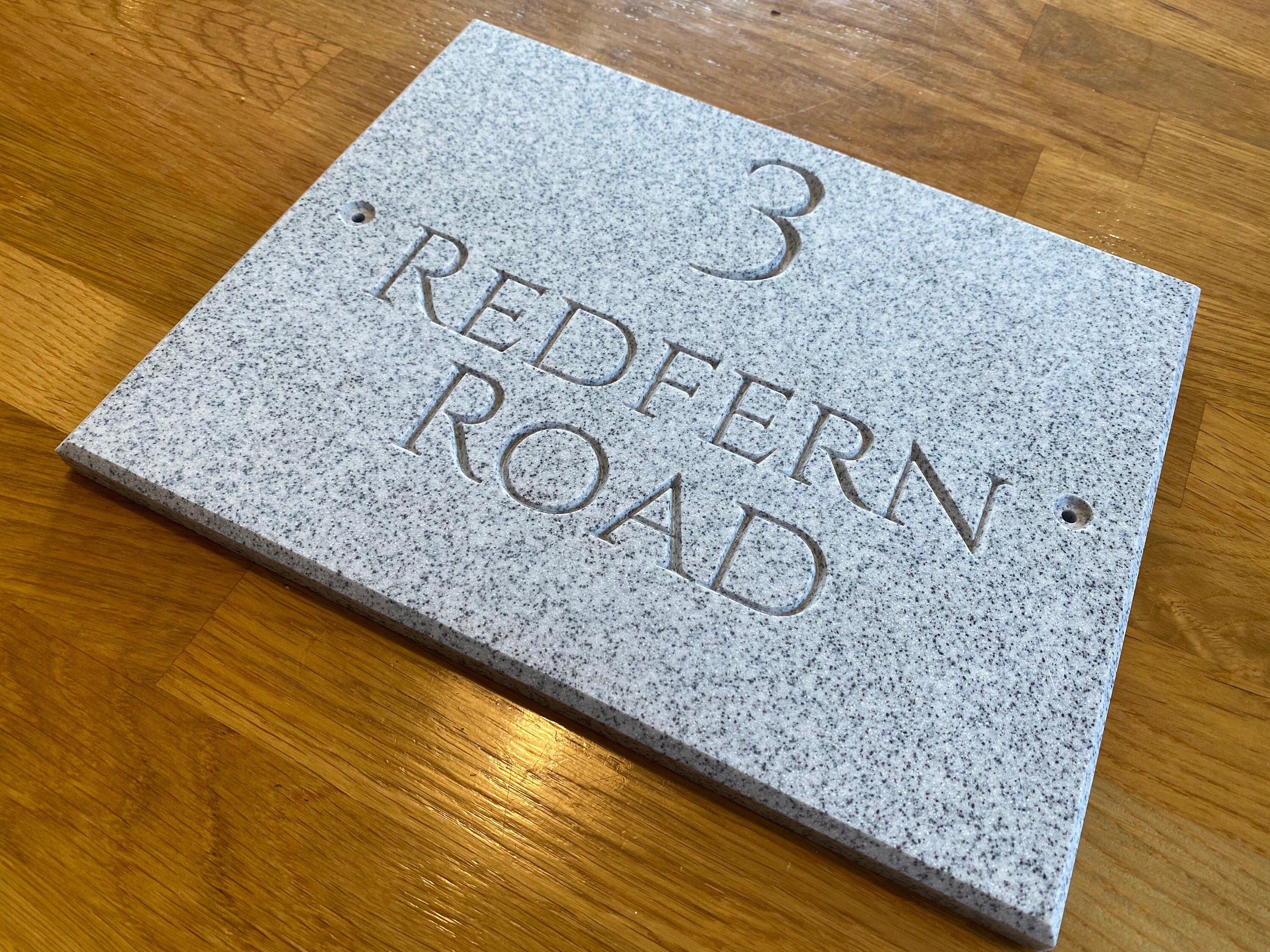 Beautiful Corian House Signs. - Etsy UK