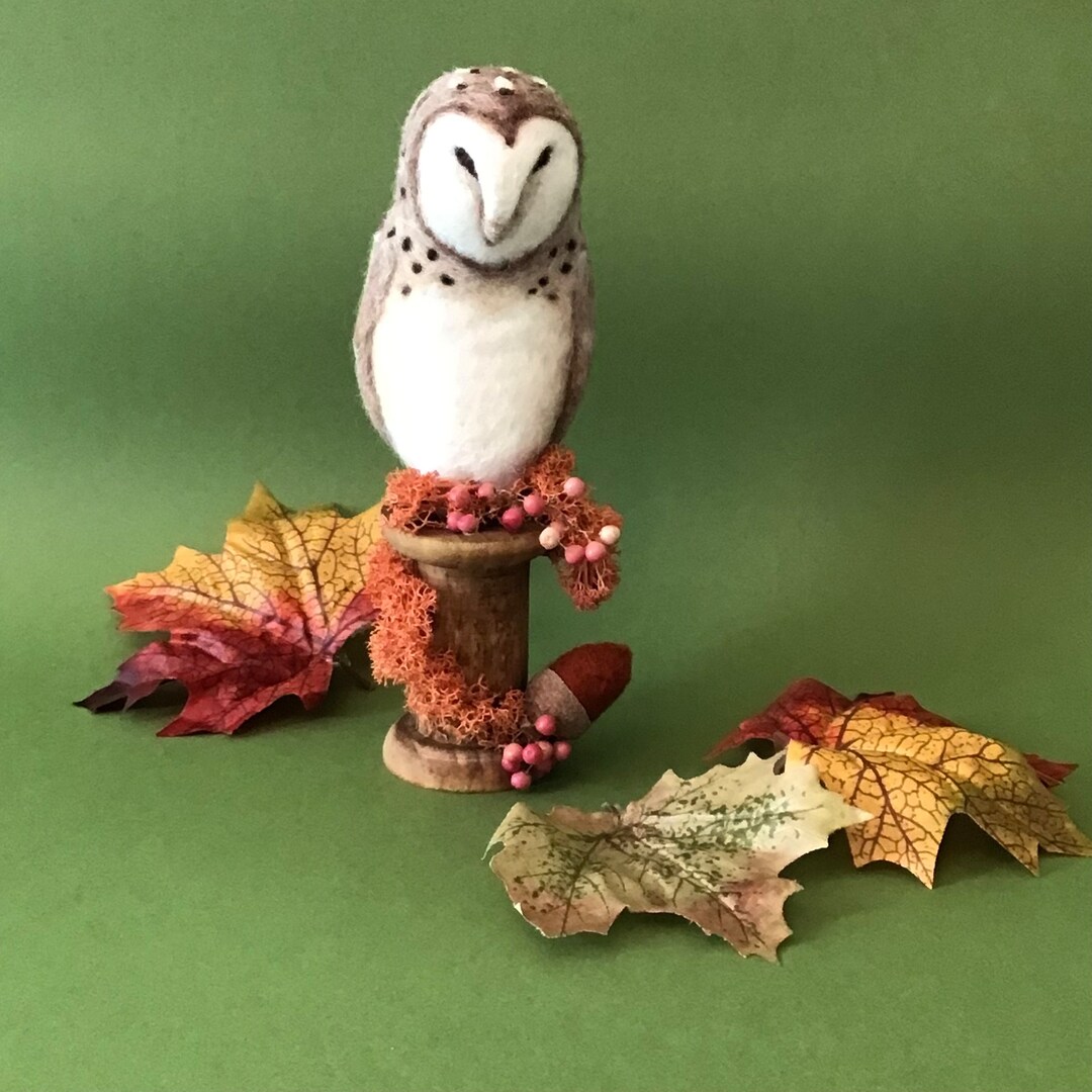 Olly Owl Needle-felting Kit - Etsy