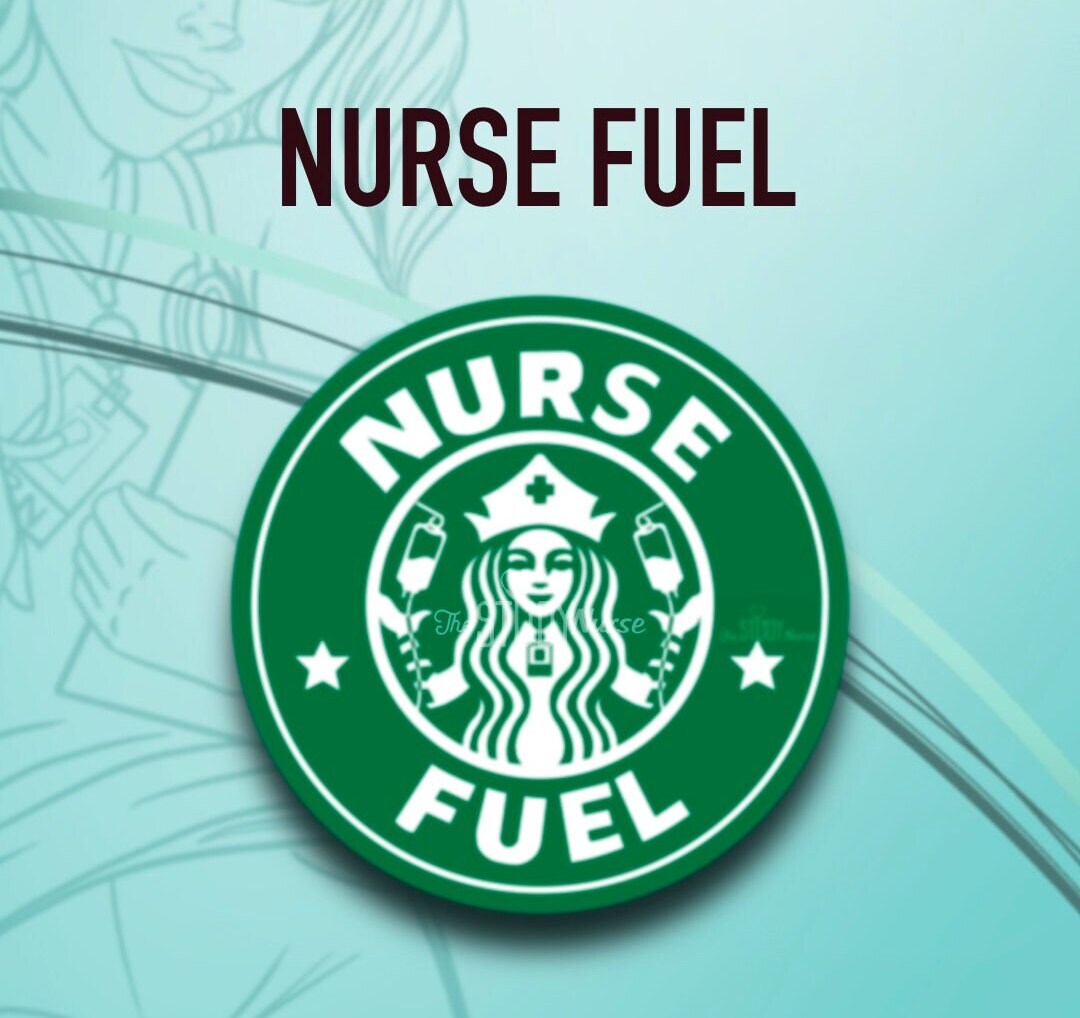 Nurse Fuel Sticker Decal - Etsy