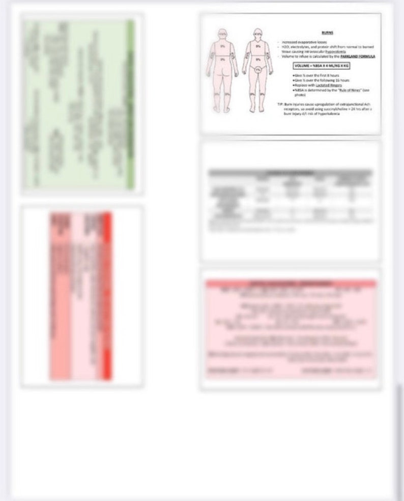 Anesthesia Badge/flash Cards PHYSICAL & DIGITAL BUNDLE - Etsy