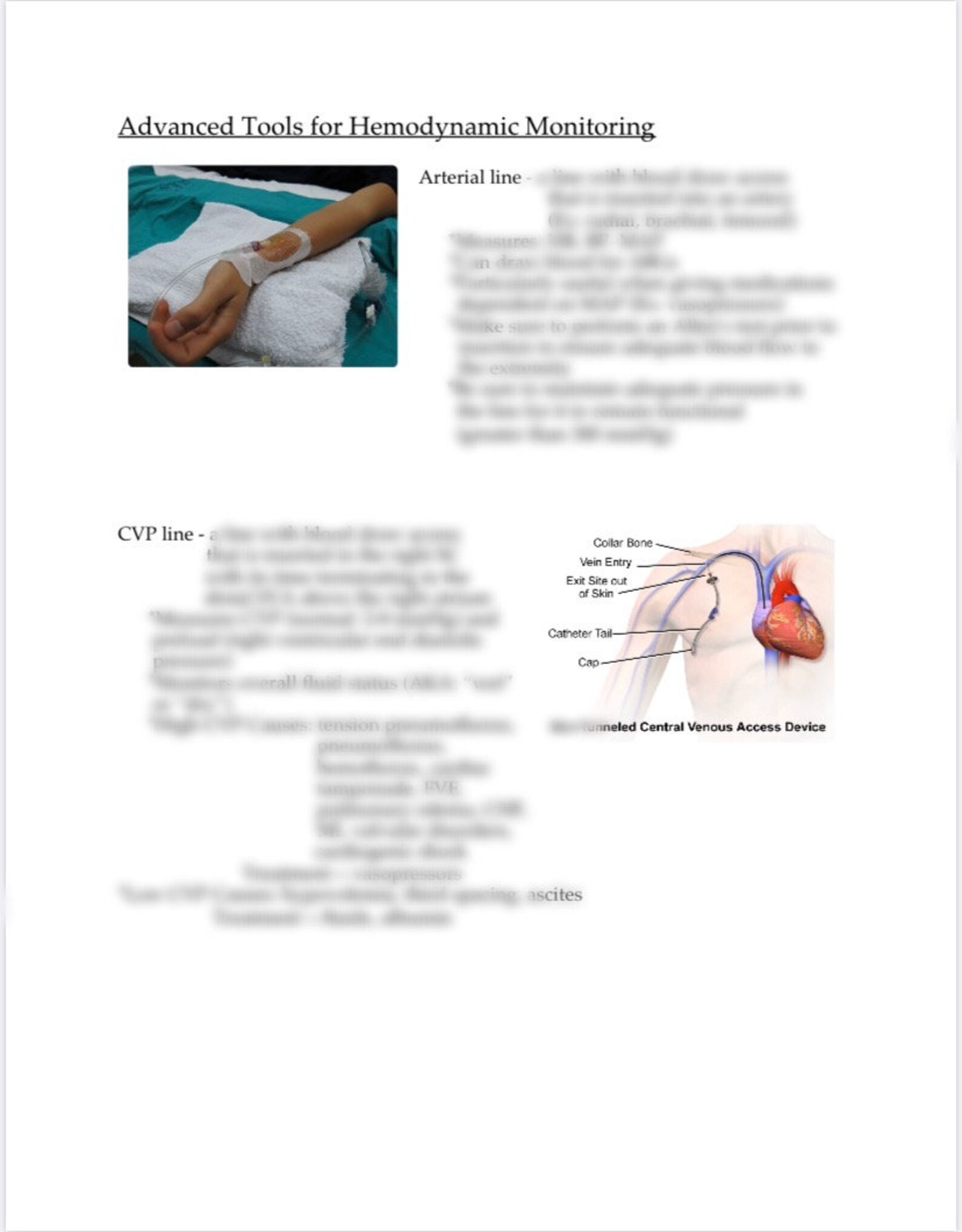 Hemodynamic Study Guide Part 1 Version 2 DIGITAL - Etsy