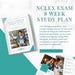 NCLEX - 8 Week Study Plan (40+ Pages, Teal Color Scheme); Nursing ...