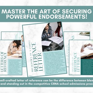 CRNA School Letter of Reference Guide - Etsy