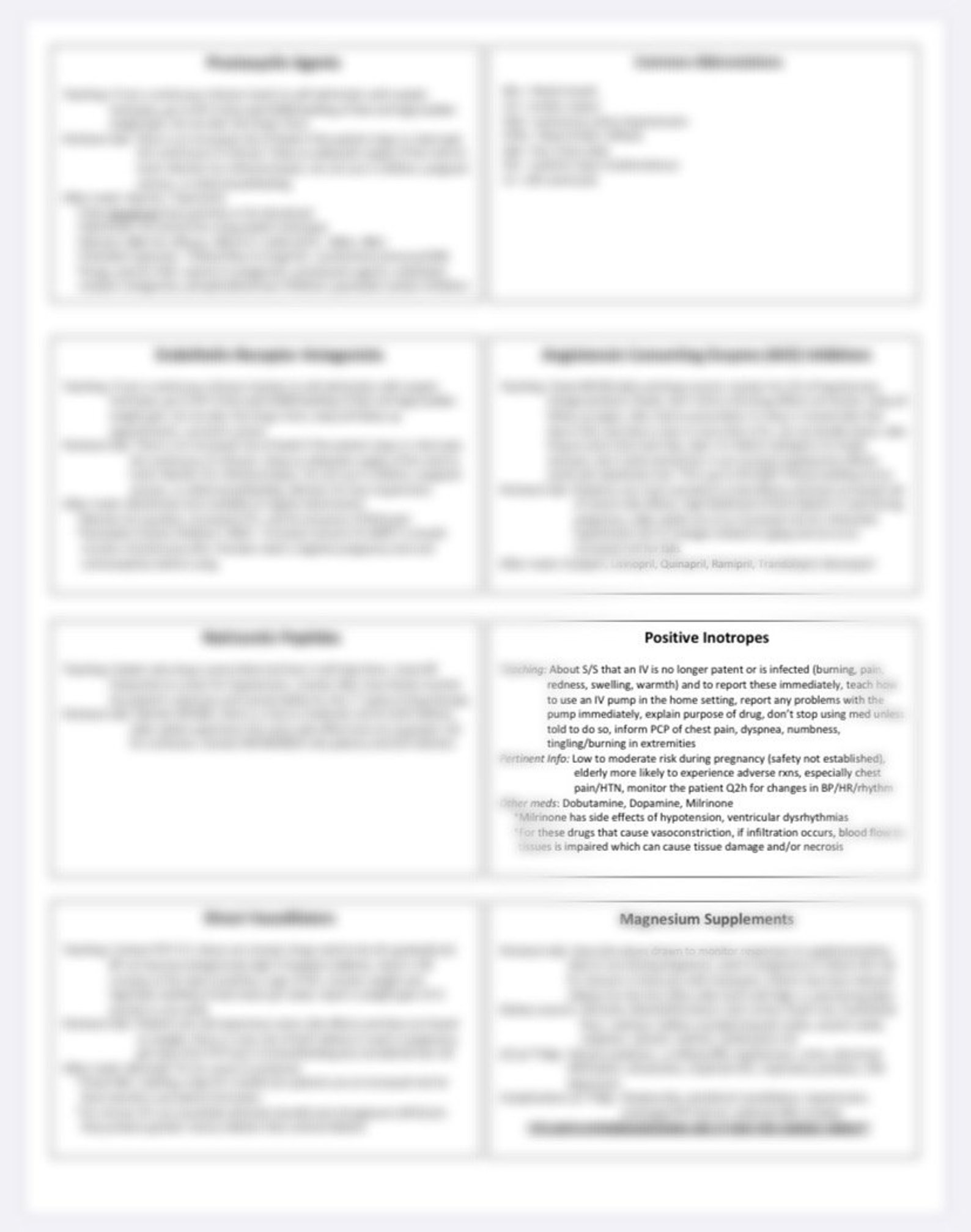 Cardiovascular Medications Drug Cards (DIGITAL) - Etsy