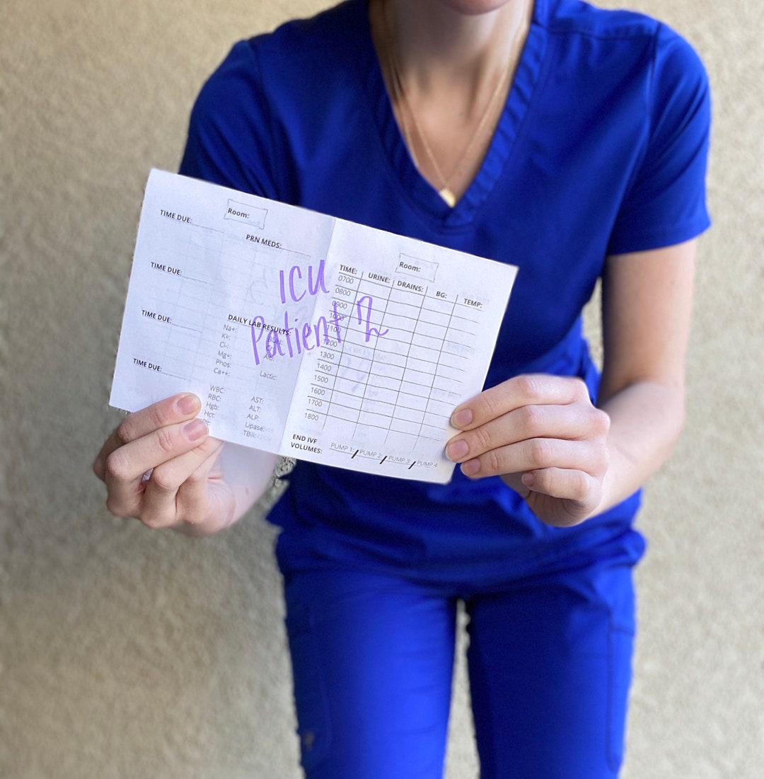 Day Shift - ICU Pocket Patient Organizer - Etsy
