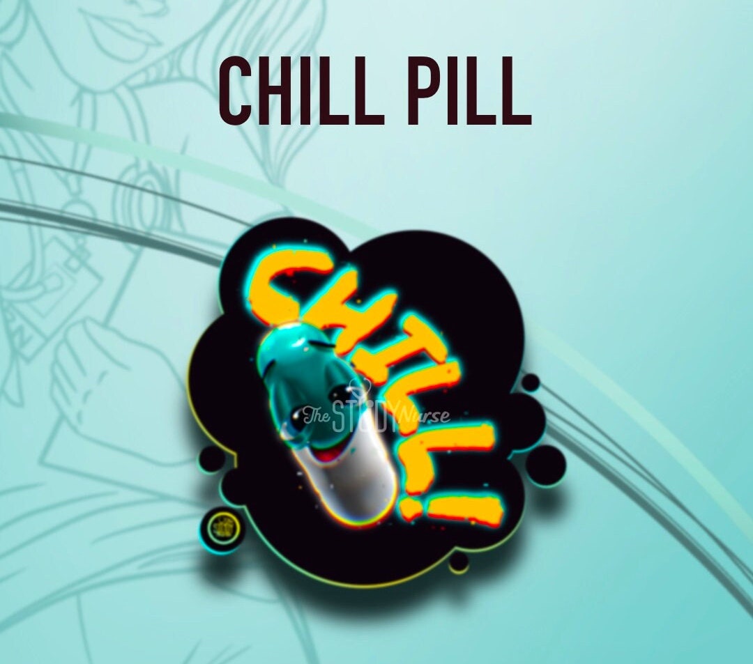 Chill Pill Sticker Decal - Etsy