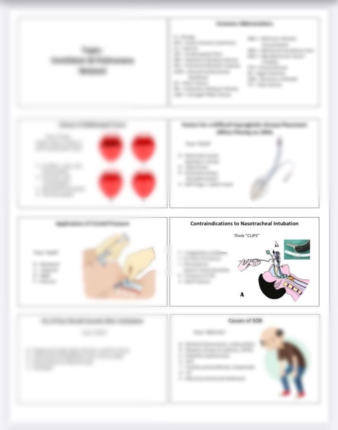 CRNA School Mnemonic Cards - Ventilation & Pulmonary - Etsy