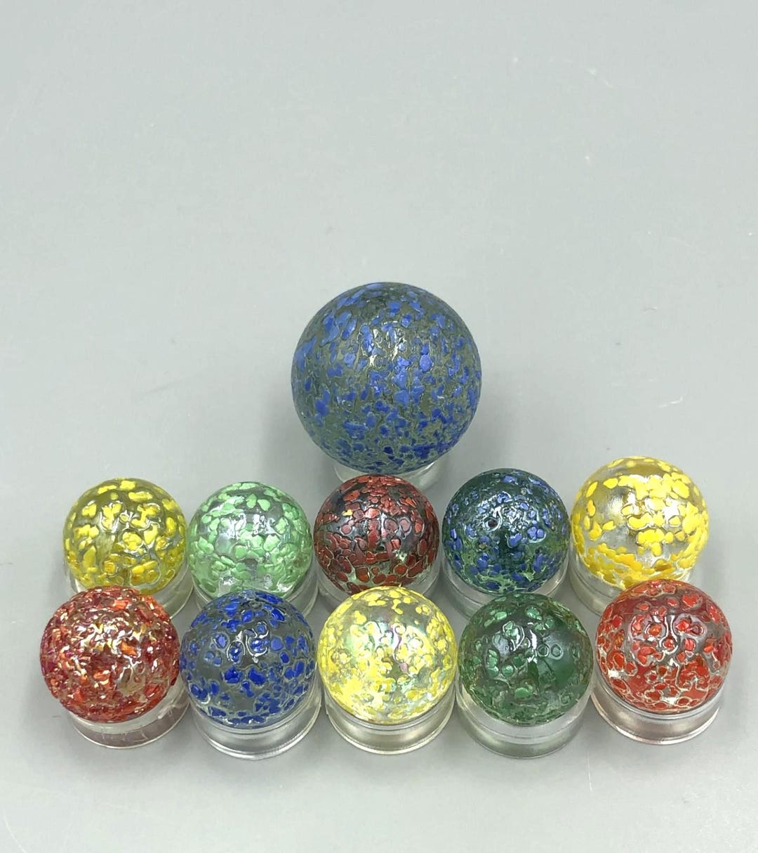 Vacor Stardust Frit Marbles: 1 Shooter, 10 Target Marbles - Etsy