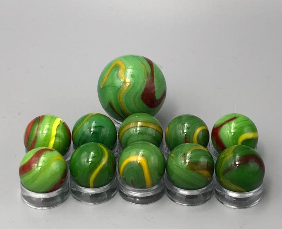 11 "dragon" Game Set - Retired Vacor/mega Marbles, 10 Targets and 1 ...